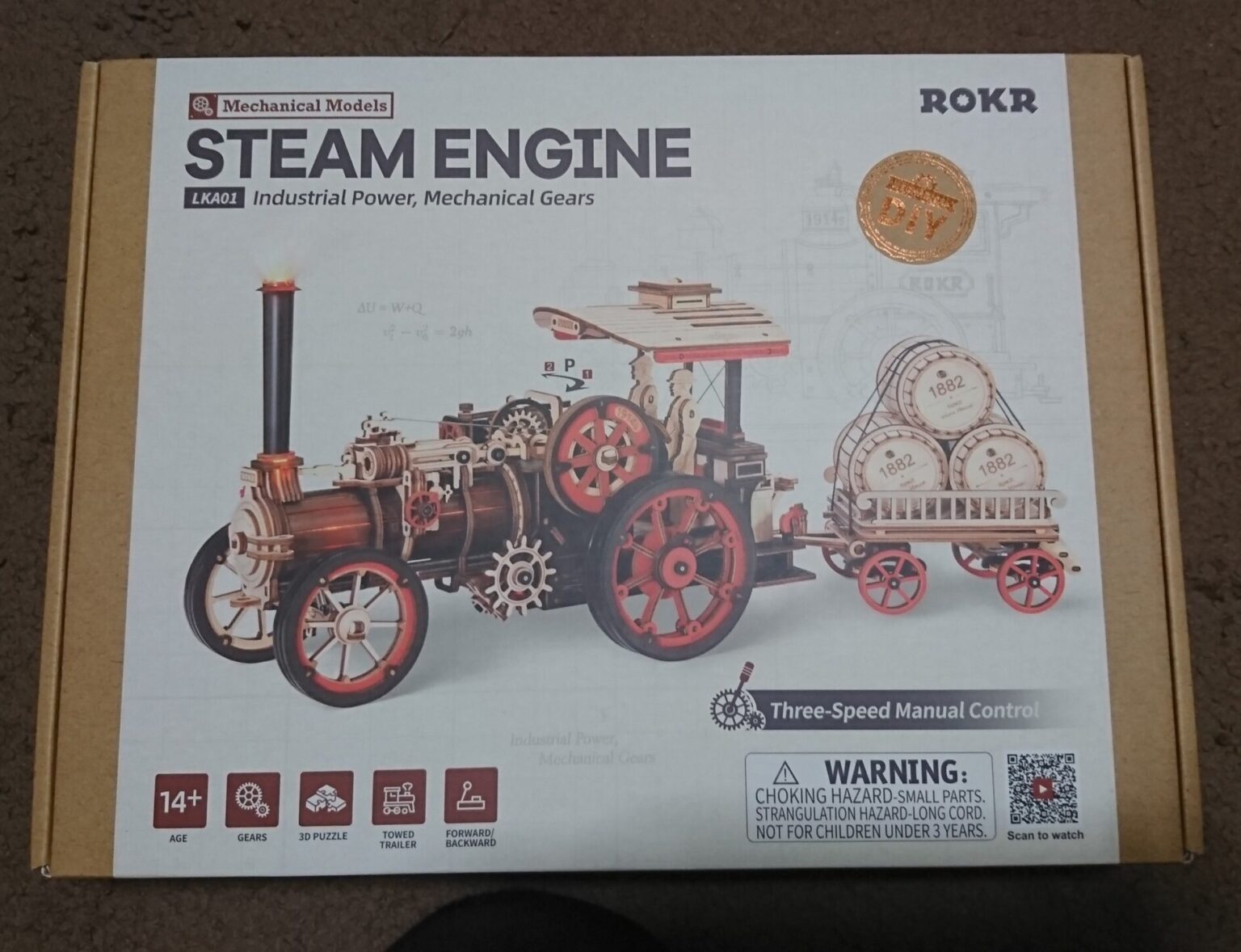 走る！走る！ROKR STEAM ENGINE 蒸気機関車作りました